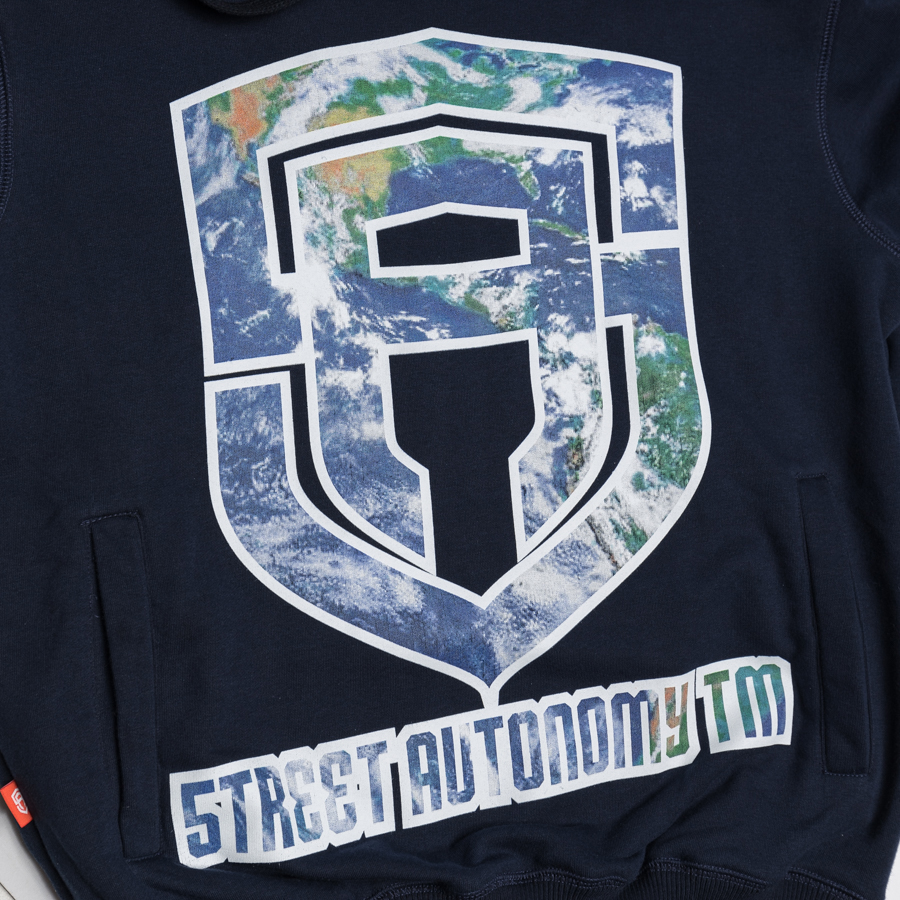 Street Autonomy - Earth Bluza z Kapture kolor granatowy